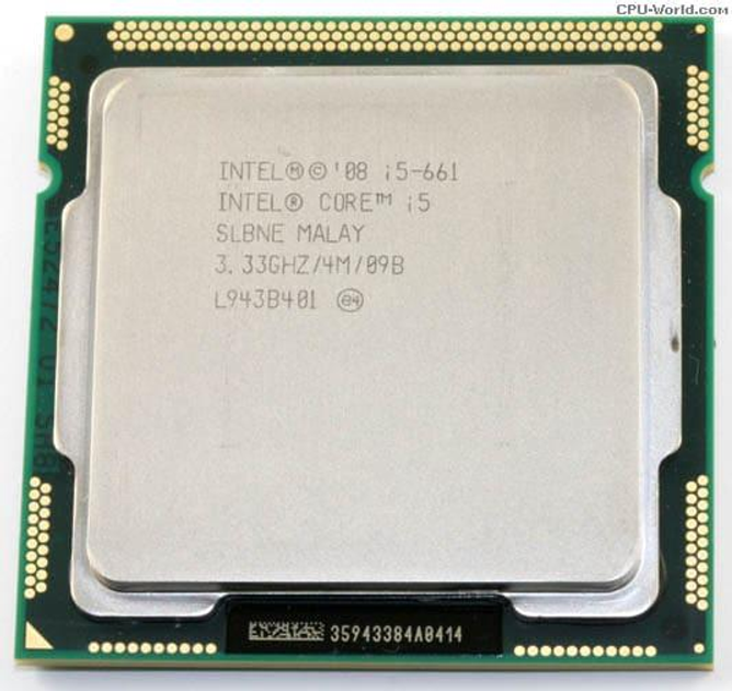 Процесор Intel Core i5 661 (CM80616004794AA) (s1156, 4T, 3.6 ГГц) Б/в ...