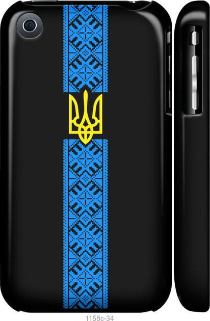 Чехол на iPhone 3Gs Тризуб в вышиванке накладка матовая – фото, отзывы ...