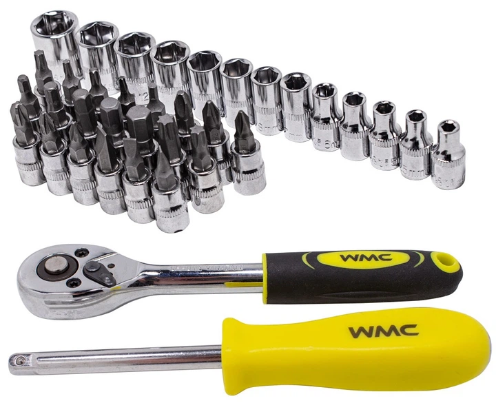 Набір інструментів WMC TOOLS 46 пр. 1/4'' (WT-2462-5 EURO) – фото ...