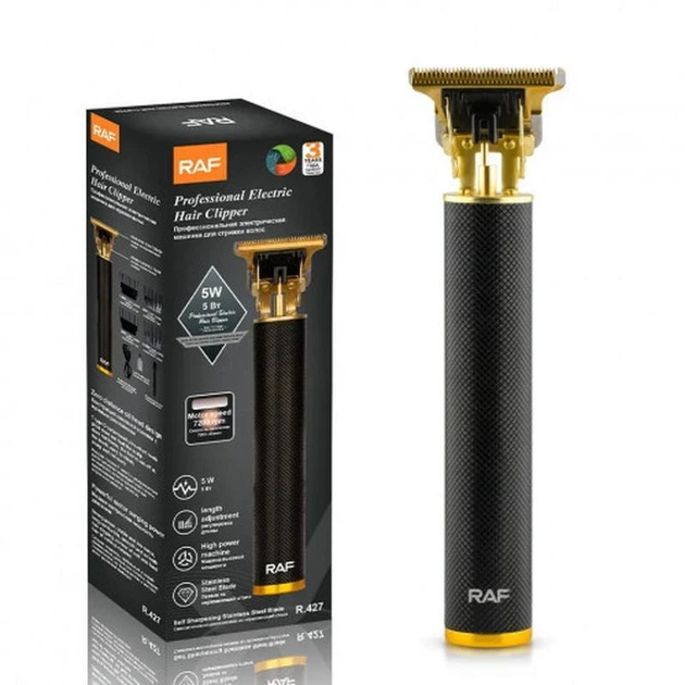 Аккумуляторный беспроводной триммер для бороды и волос RAF R.427 Набор для стрижки – фото ...