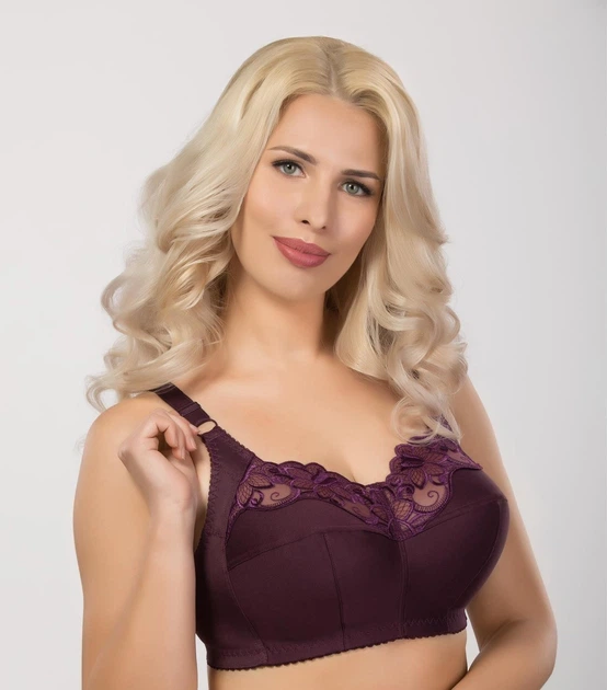 Бюстгальтер без кісточок з вишивкою Elita вино 80E 249-W8E – Брендовая одежда | ROZETKA