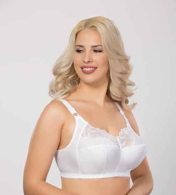 Бюстгальтер без кісточок з вишивкою Elita білий 90H 249-B9H – Брендовая одежда | ROZETKA
