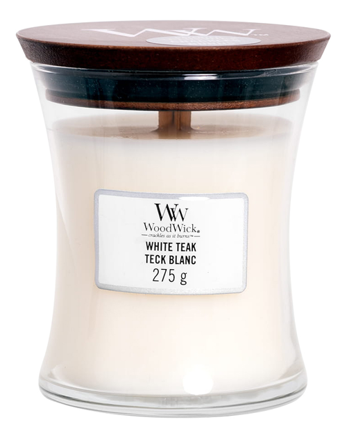 Ароматична свічка Woodwick White Teak 275 г (5038581062143) – фото ...
