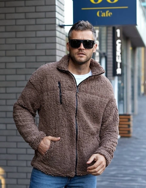 Бомбер зимий мужской Sofia HP-6653 Темно-пурпурный, 52 – Брендовая ...