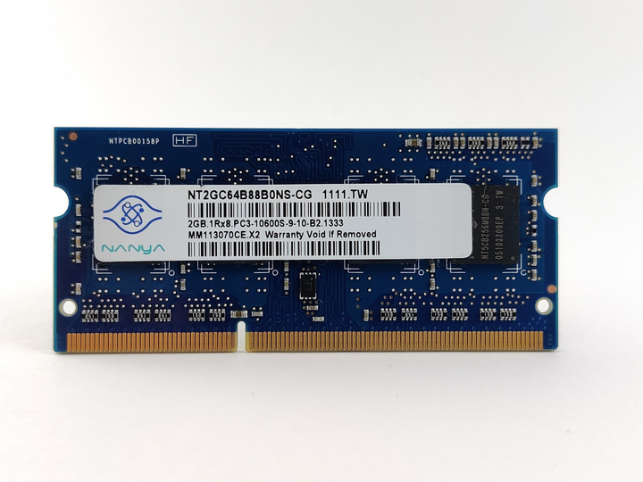 Оперативная память для ноутбука Sodimm Nanya Ddr3 2gb 1333mhz Pc3