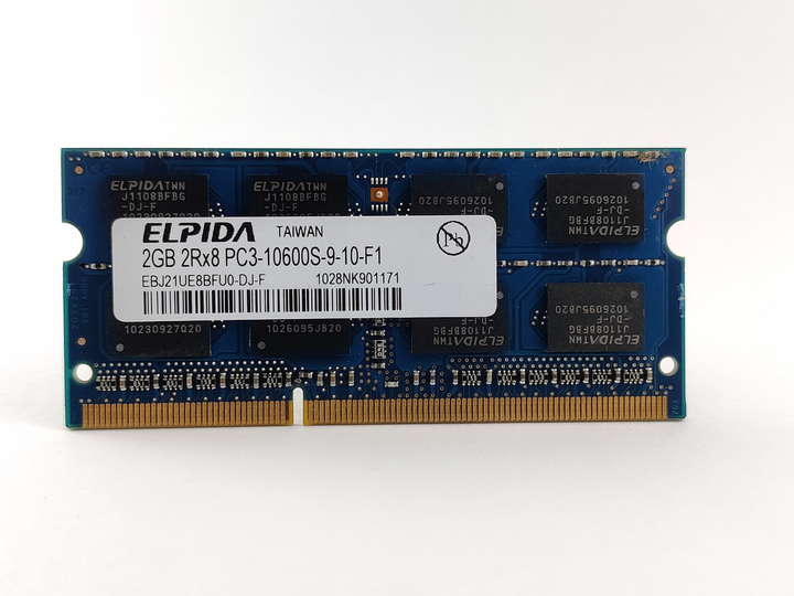 Оперативная память для ноутбука Sodimm Elpida Ddr3 2gb 1333mhz Pc3