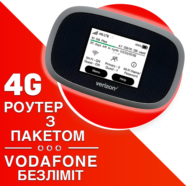 4G Wi-Fi роутер Novatel Wireless Jetpack MiFi 8800L + тариф Vodafone ...