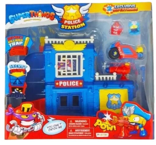 Игровой набор SuperThings Kaboom City Полицейский участок ...