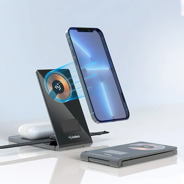 Беспроводное зарядное устройство Gelius Incredible Series Union 3 in 1 ...
