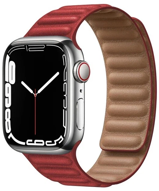 Ремешок Drobak Leather Link для Apple Watch All Series 38/40/41mm Red ...