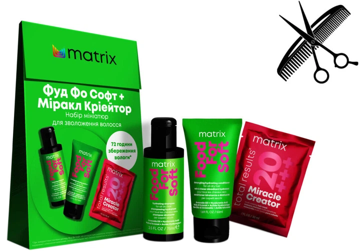 Набір мініатюр Matrix Food For Soft + Miracle Creator для зволоження ...