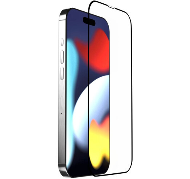 Защитное стекло для телефона iLera DeLuxe FullCover Glass for iPhone 15 ...
