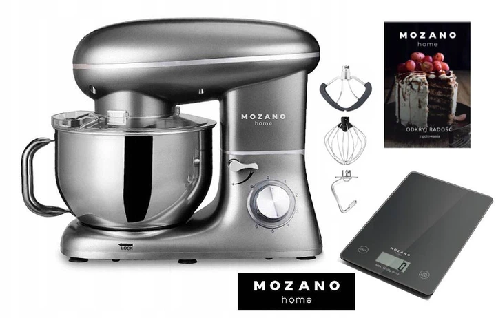 Комплект Кухонный планетарный комбайн Mozano Kitchen Machine 2300 Вт ...