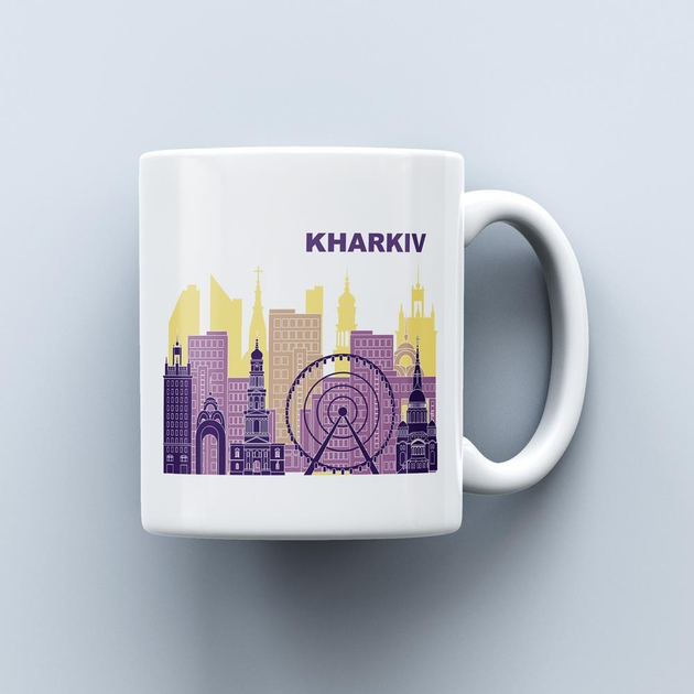 Чашка c символикой города Харьков 330 мл – купить онлайн на ROZETKA