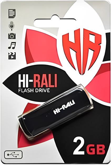 Флеш-накопитель USB 2GB Hi-Rali Taga Series Black – фото, отзывы ...