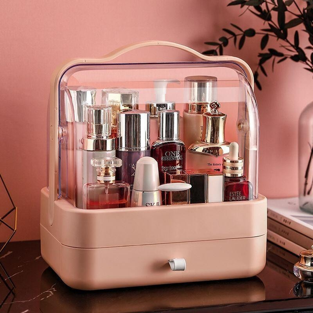 Органайзер для косметики Cosmetic Box з однією полицею - LD-388 Рожева ...