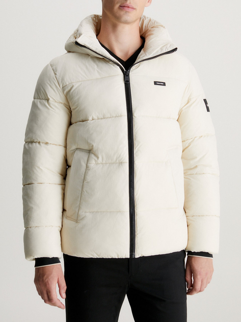 Куртка зимняя мужская Calvin Klein K10K110336-ACE XXL Бежевая ...