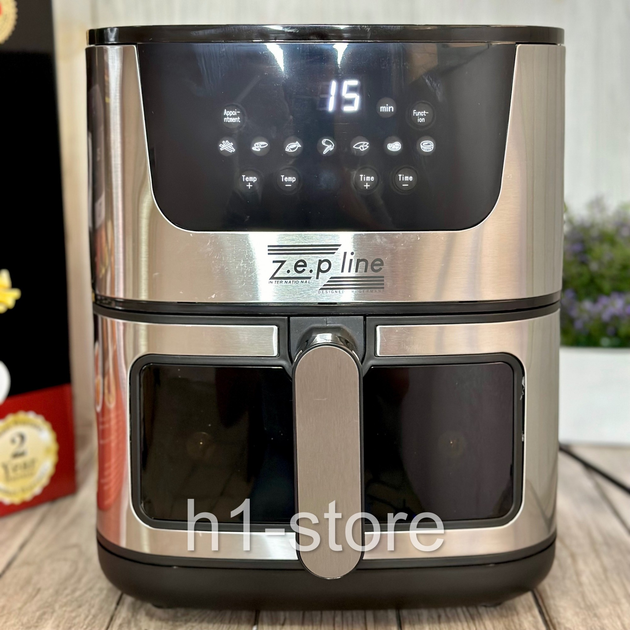 Электрическая аэро-фритюрница безмасляная на 8л Zepline ZP-092 3000W ...