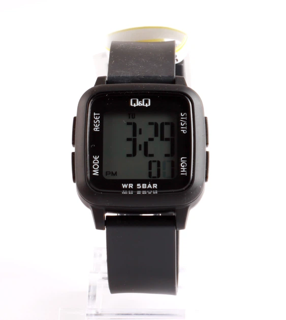 Наручные часы Q&Q G02A-001VY Серый/Черный Электронный механизм – купить онлайн на ROZETKA
