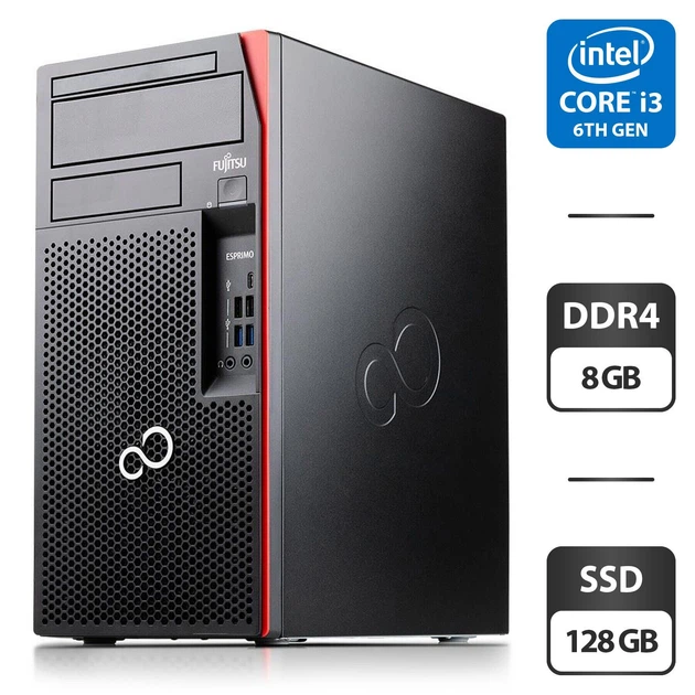 Компьютер Fujitsu Esprimo P757 E90+ Tower / Intel Core i3-6100 (2 (4 ...