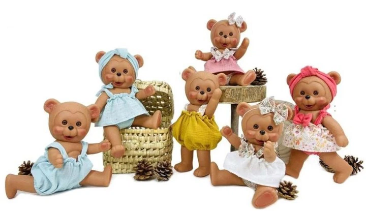 Куколка мишка Nines d`Onil Maria Poppy в розовой повязке (8435054327407 ...