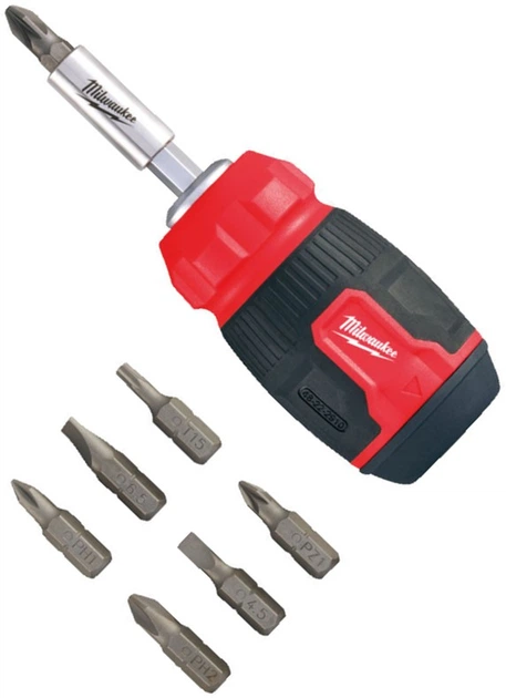 Отвертка со сменными вставками Milwaukee 8 в 1 (4932492807) – фото ...
