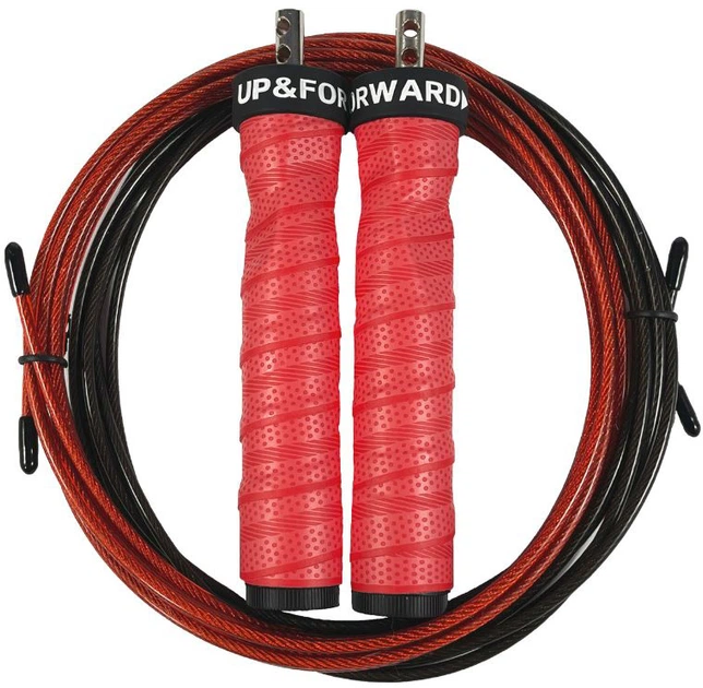 Скакалка швидкісна для кроссфіта Up & Forward Speed Rope PRO+ UF3500 ...