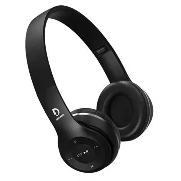 Навушники Bluetooth DENMEN DL15 для пристроїв Чорний купити в інтернет ...