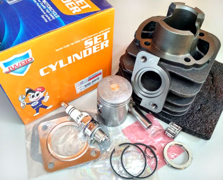 Поршневая ЦПГ на Honda DIO 50сс AF 18/27, TACT AF24/30, LEAD AF20 JWBP ...