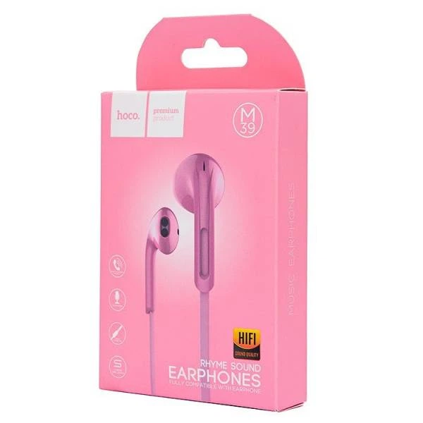 Наушники HOCO Rhyme with mic M39 белые купить в интернет-магазине ...