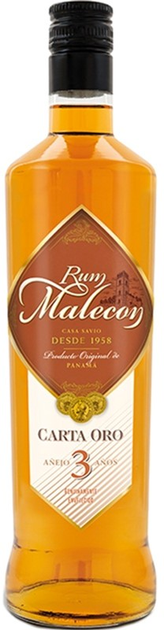 Ром Malecon Carta Oro 3 YO 1 л 40% (8009366295671) – фото, отзывы ...