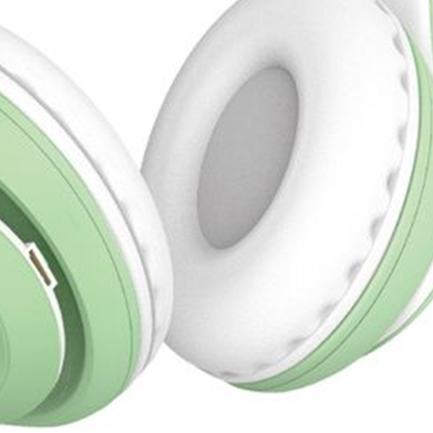 Беспроводные полноразмерные Bluetooth наушники Кошачьи ушки с LED UKC ...
