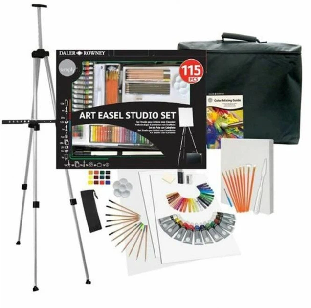 Daler Rowney Complete Artist Kit 115 шт. с мольбертом – игрушки с ...
