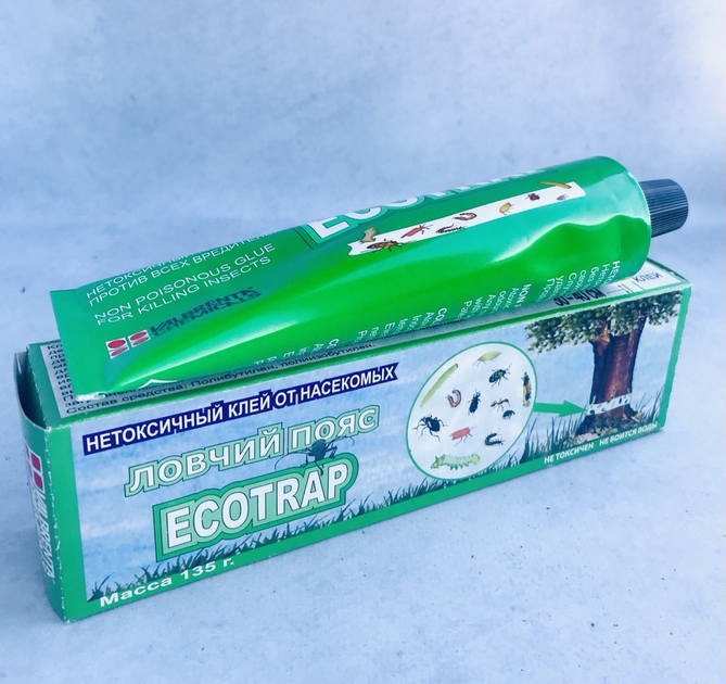 Клей нетоксичний від комах ловчий пояс ECOTRAP (Екотрап) Ельта 135г ...