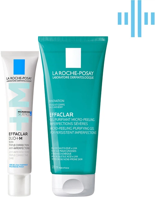 Гель-крем потрійної дії La Roche-Posay Effaclar Duo + M для Корекції ...