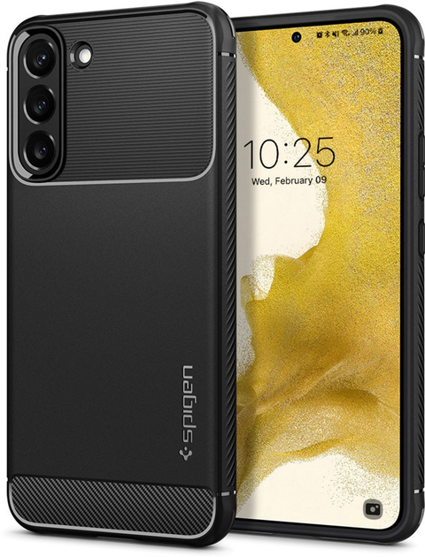 Панель Spigen Rugged Armor для Samsung Galaxy S22 Matte Black (8809811856033) – фото, відгуки ...