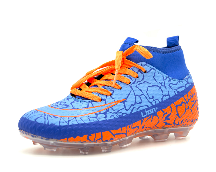 Бутсы для детей LION Сине-оранжевый (KRA1071 blue-orange (39 (25 см ...