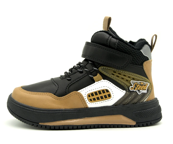 Ботинки для мальчика BBT KIDS Черный с коричневым (T6980 black-brown (34 (21,5 см)) от продавца ...