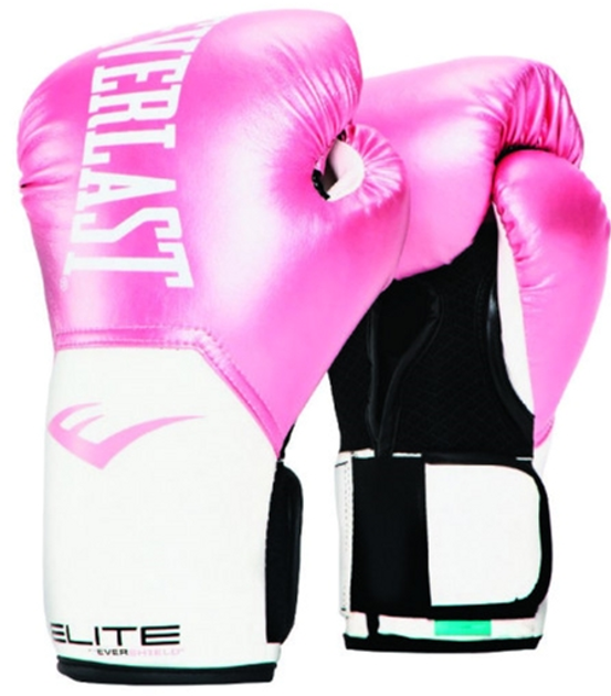 Боксерские перчатки Everlast Elite (884960-70-13) Жен 8 унций Розово ...