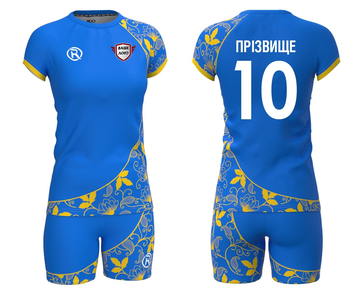 Форма волейбольная женская RIGO BARVA Blue-Yellow S – фото, отзывы ...