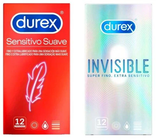 Набір презервативів Durex Pack consisting of Durex Sensitive Soft 12 шт ...