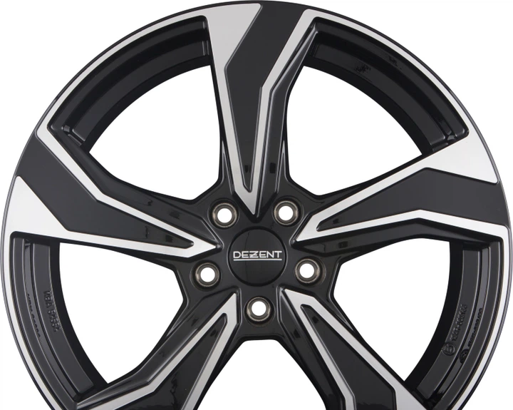 DEZENT KB DARK - Schwarz Frontpoliert R16 W7 PCD5x112 ET41 DIA66.6 ...