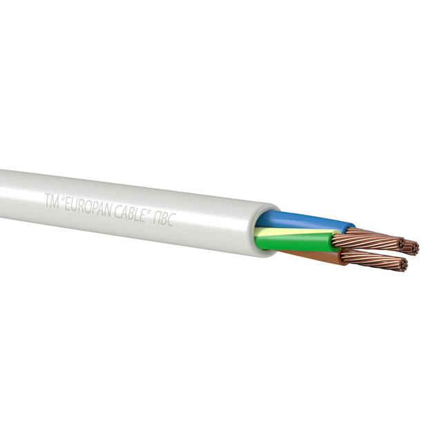 Провід ПВС 3х0,75 EUROPAN CABLE 10м – фото, отзывы, характеристики в ...