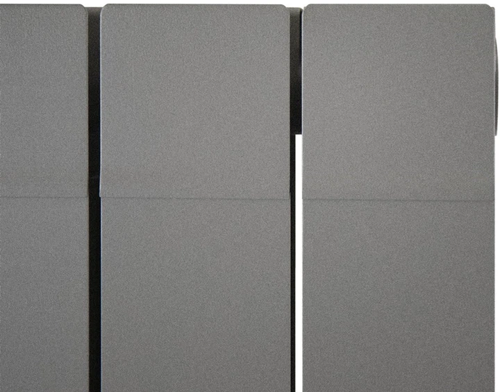 Радіатор алюмінієвий NOVA FLORIDA GRAPHITE 3R (6 секцій) LEDRO S/90 ...