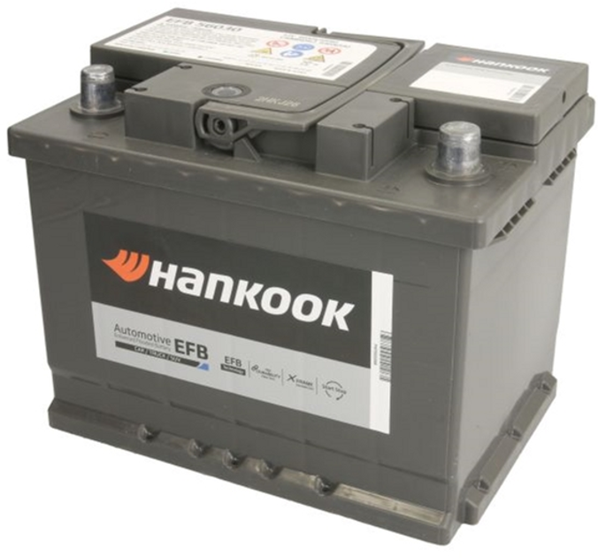 Аккумулятор Hankook 12В 60Ач/640А (EN) Start&Stop EFB (R+ стандартные ...
