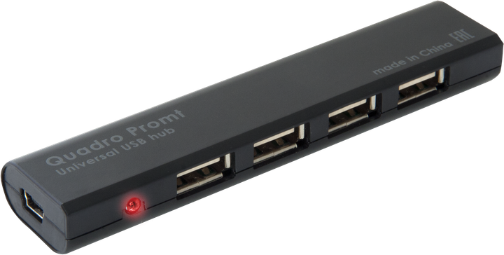 USB-хaб Defender Quadro Promt USB 2.0 4 x USB (4714033832007) – фото ...