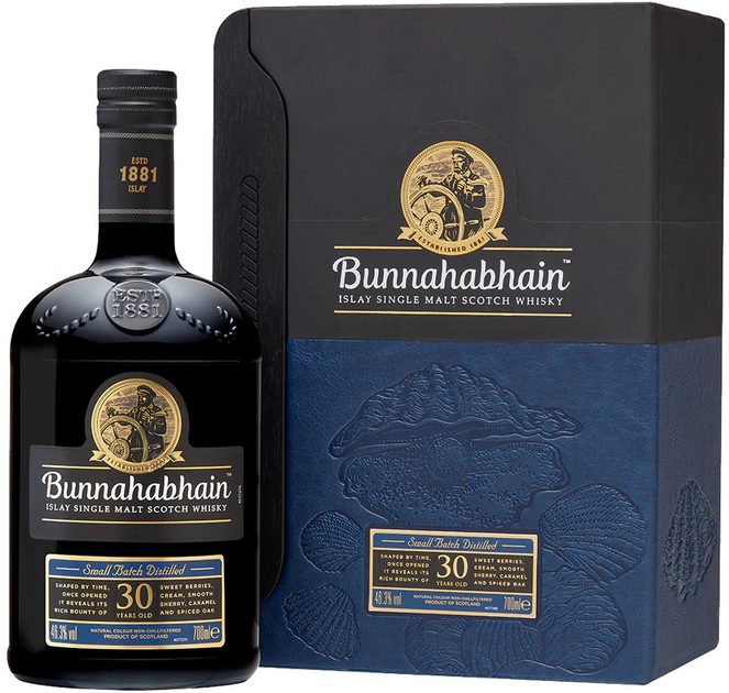 Виски Bunnahabhain 30 YO 0.7 л 46.3% в подарочной упаковке ...