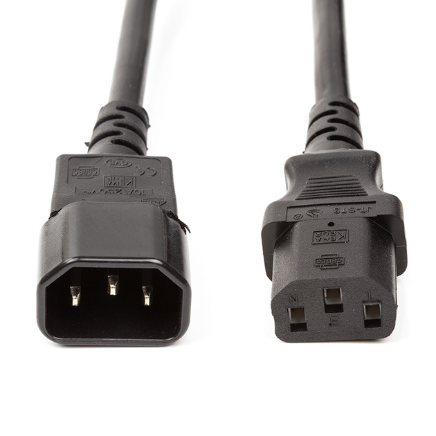 Кабель живлення PowerPlant IEC C13-C14, Cu 3x1.5мм2, 2м – фото, відгуки ...
