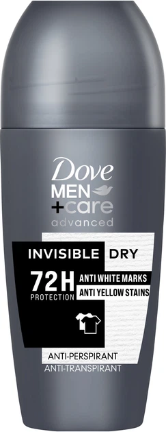 Кульковий антиперспірант Dove Men + Care Невидима сухість 72 години 50 ...