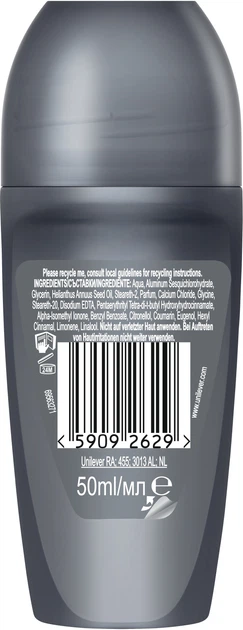 Кульковий антиперспірант Dove Men + Care Невидима сухість 72 години 50 ...